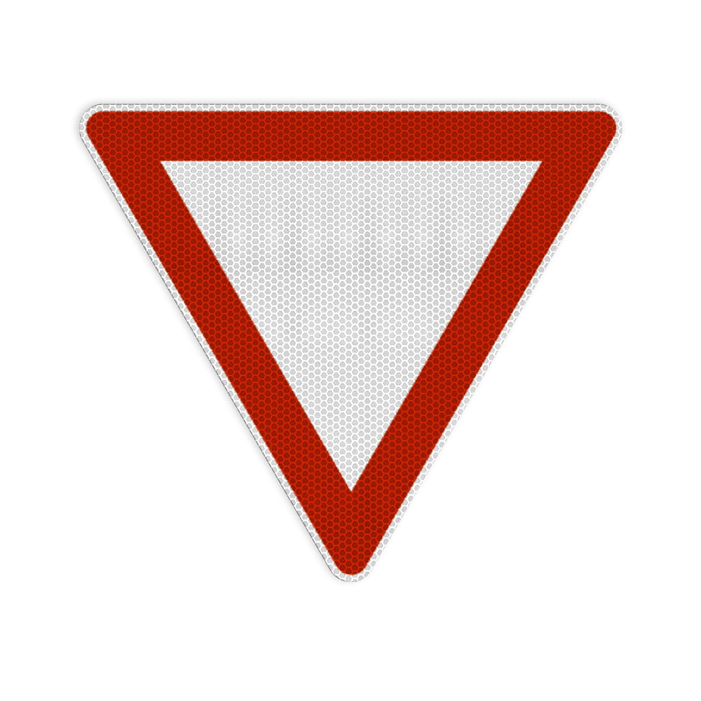 Verkehrsschild Vorfahrt gewähren VZ 205